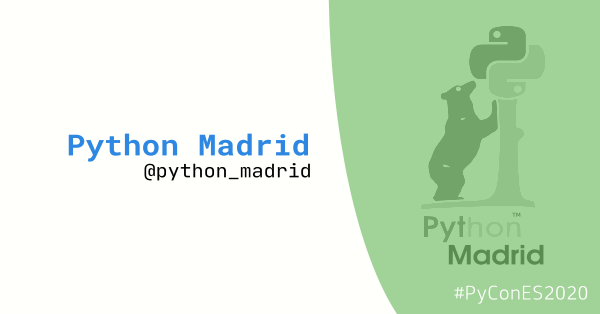 Python Madrid | Comunidades | PyConES 2020